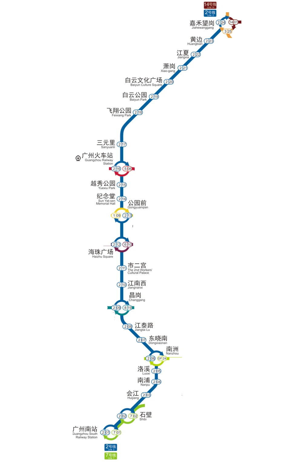 2號線 | 廣州鐵路大典 维基 | Fandom