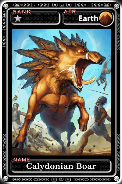 Calydonian Boar | Guardian Cross Wiki | Fandom