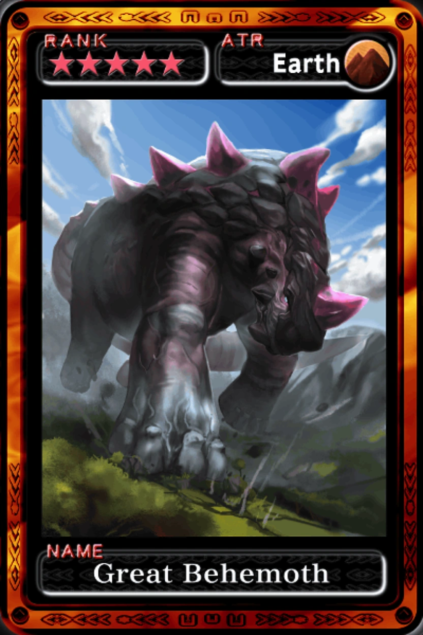 Great Behemoth | Guardian Cross Wiki | Fandom