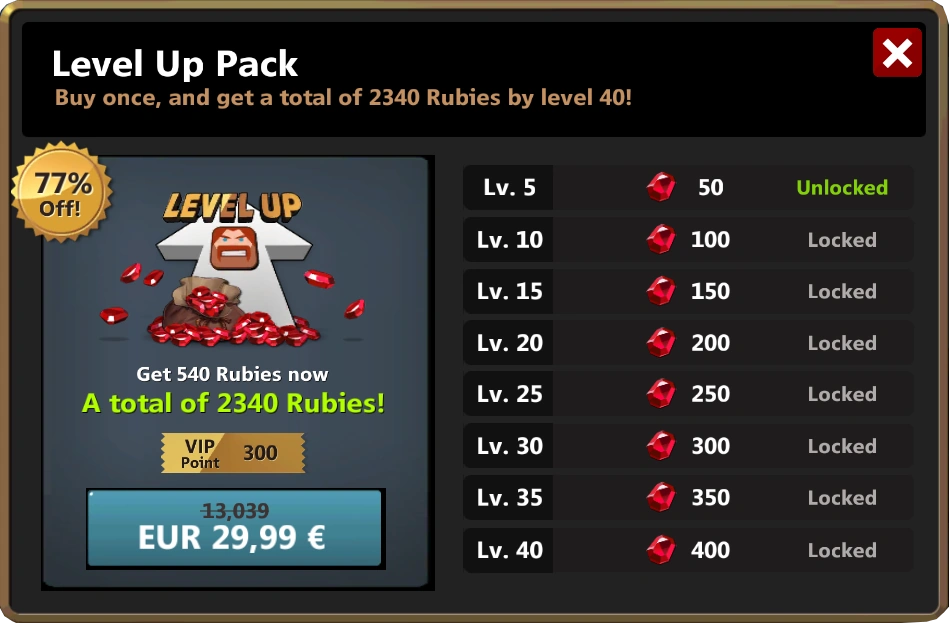 Level up pack | Guardian Stone Wiki | Fandom