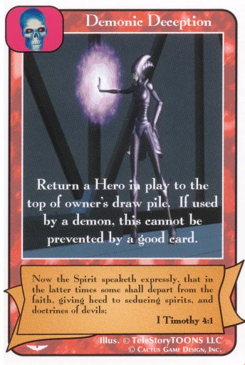 Demonic Deception (Card) | Angel Wars Wiki | Fandom
