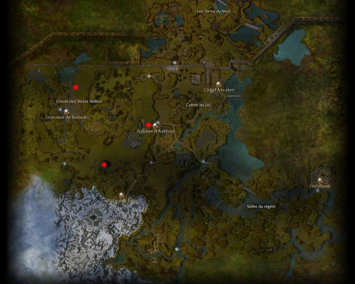 Cartes (Prophecies) | Guild Wars Wikia | Fandom