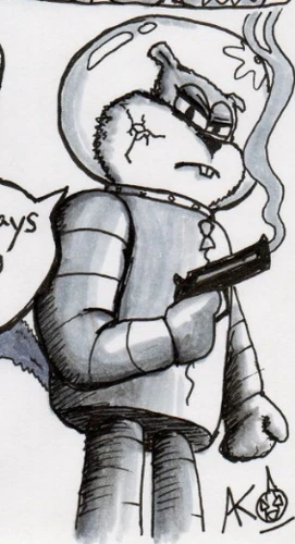 Sandy Cheeks (The Bikini Bottom Horror) | Guile Heroes Wiki | Fandom