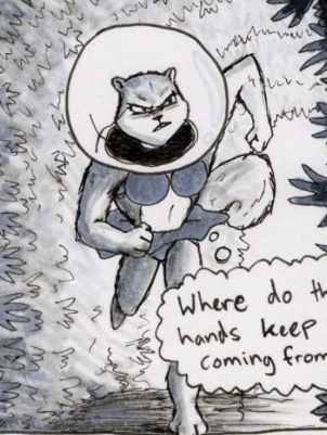 Sandy Cheeks (The Bikini Bottom Horror) | Guile Heroes Wiki | Fandom