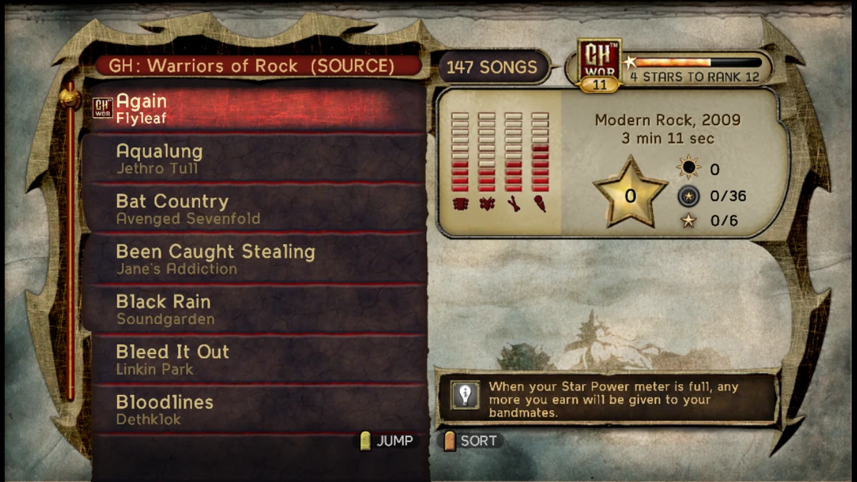 Setlist in Guitar Hero: Warriors of Rock | WikiHero | Fandom