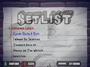 Setlist in Guitar Hero | WikiHero | Fandom