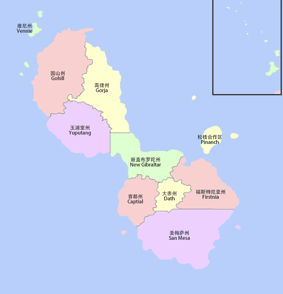 古兰登行政区划 | Guland Wiki | Fandom