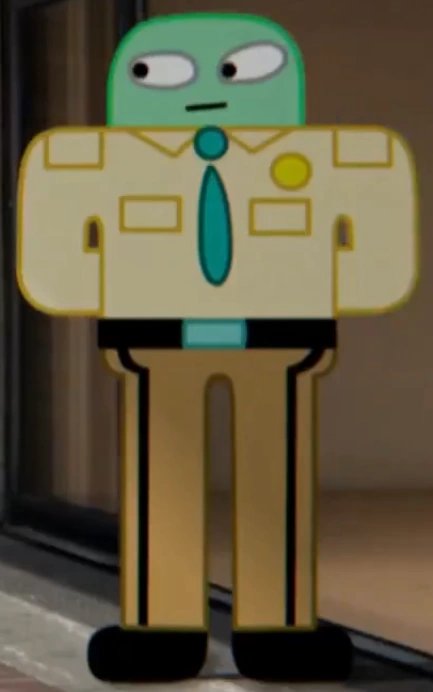 Agent de sécurité vert | Wiki Le Monde Incroyable de Gumball | Fandom