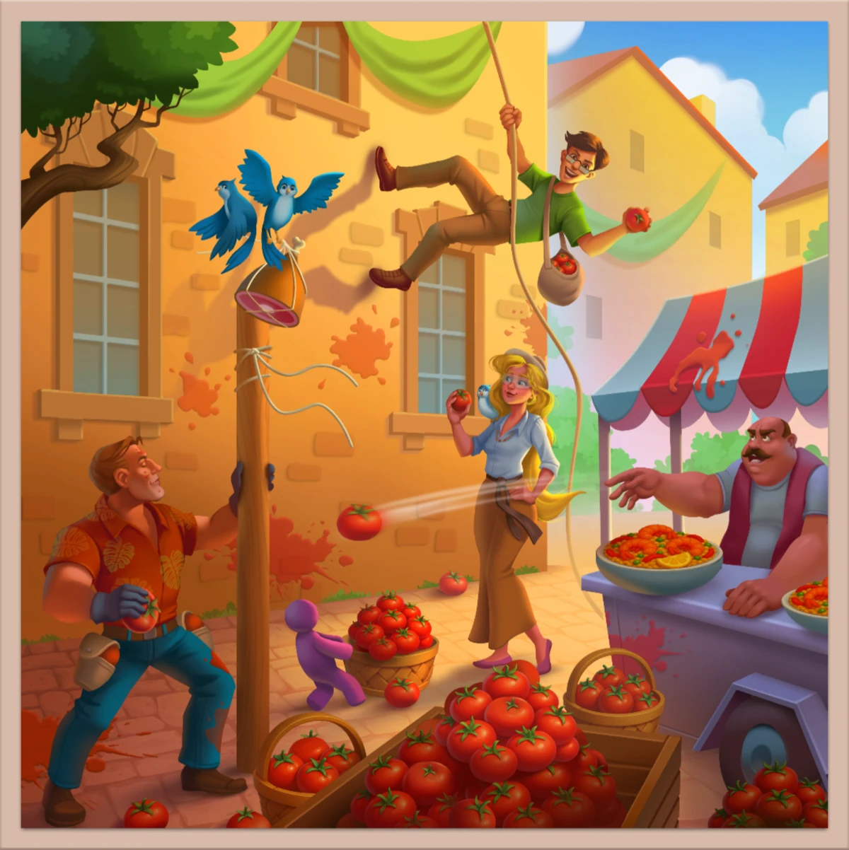 La Tomatina | Gummy Drop Wiki! | Fandom