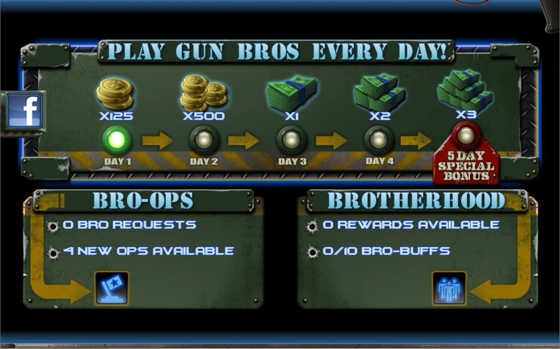 Daily Rewards | Gun Bros Wiki | Fandom