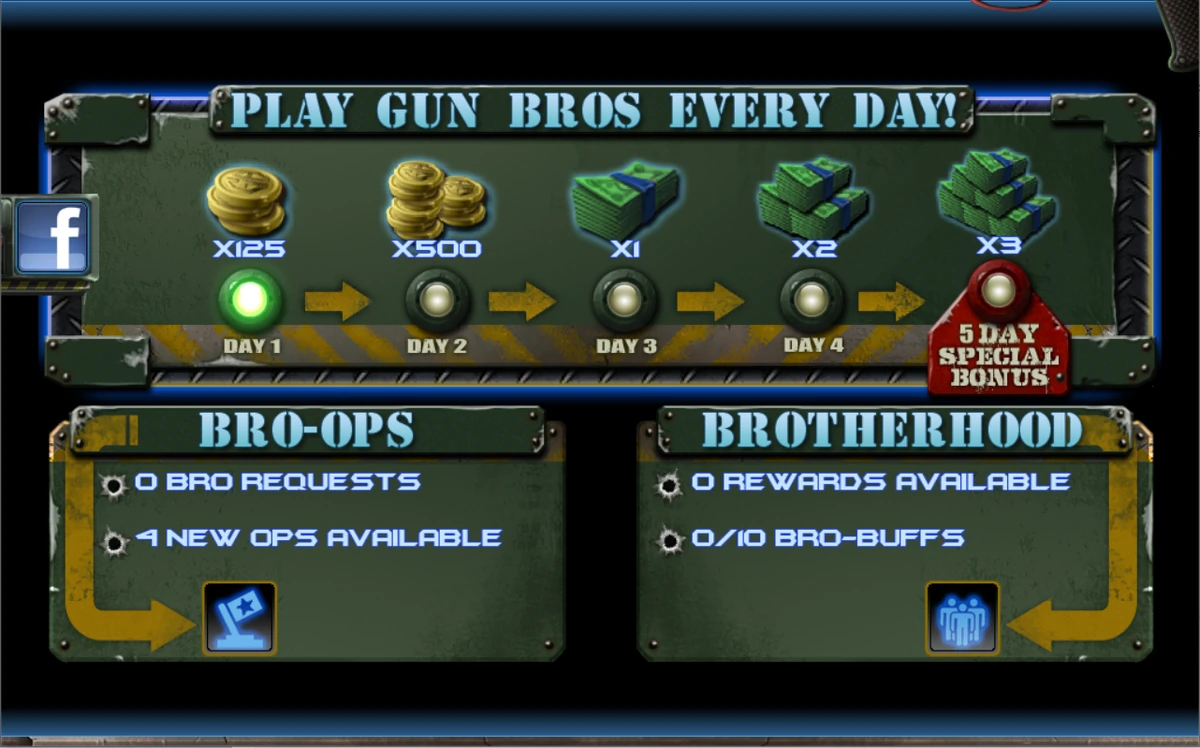 Daily Rewards | Gun Bros Wiki | Fandom