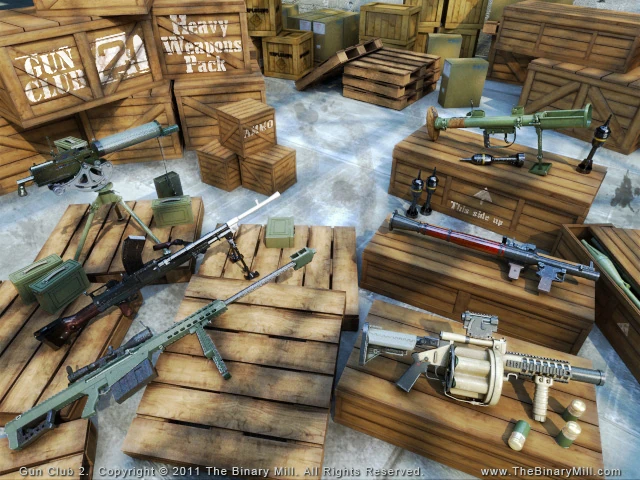 Heavy Weapons Pack | Gun Club Wiki | Fandom