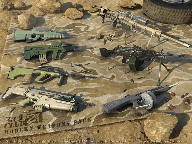 Modern Weapons Pack | Gun Club Wiki | Fandom