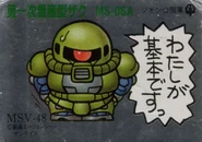 MS-06A Zaku II First Mass Production Type | The Gundam Wiki | Fandom