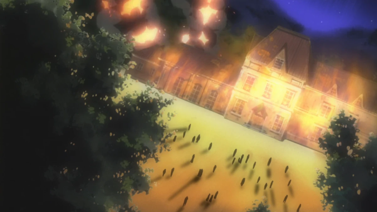 Flaga Estate Burning | The Gundam Wiki | Fandom