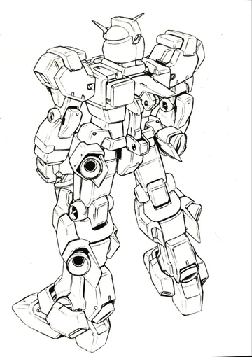 gundam coloring picture
