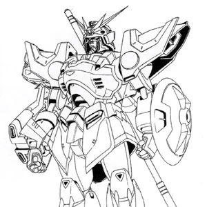 gundam wing coloring book