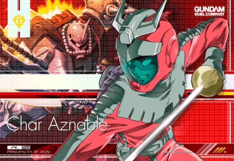 Char Aznable (V1) | Gundam Duel Company Wiki | Fandom