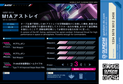 M1A Astray | Gundam Duel Company Wiki | Fandom