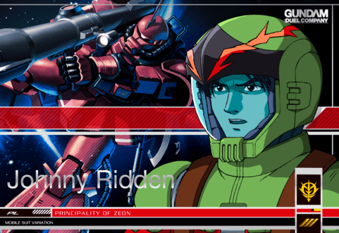 Johnny Ridden | Gundam Duel Company Wiki | Fandom