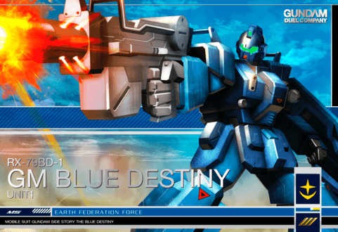 GM Blue Destiny Unit 1 | Gundam Duel Company Wiki | Fandom