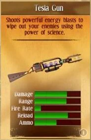 Tesla Gun (Six-Guns) | Gunfaceoff Wiki | Fandom