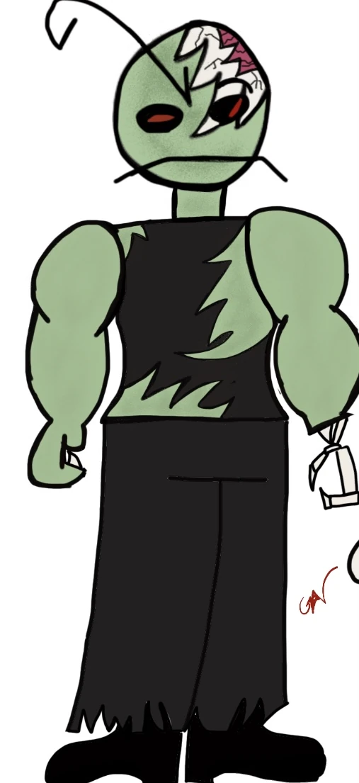 Zombified Buff-Man | Gun-Man Comic Wiki | Fandom