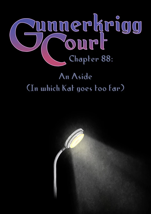 Chapter 88: An Aside (In which Kat goes too far) | Gunnerkrigg Court ...