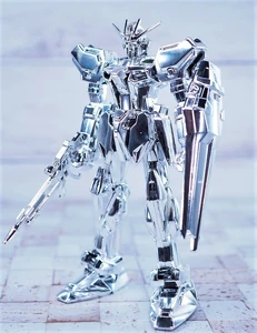 1/144 GAT-X105 Strike Gundam (Silver Chrome Ver.) | Gunpla Wiki | Fandom