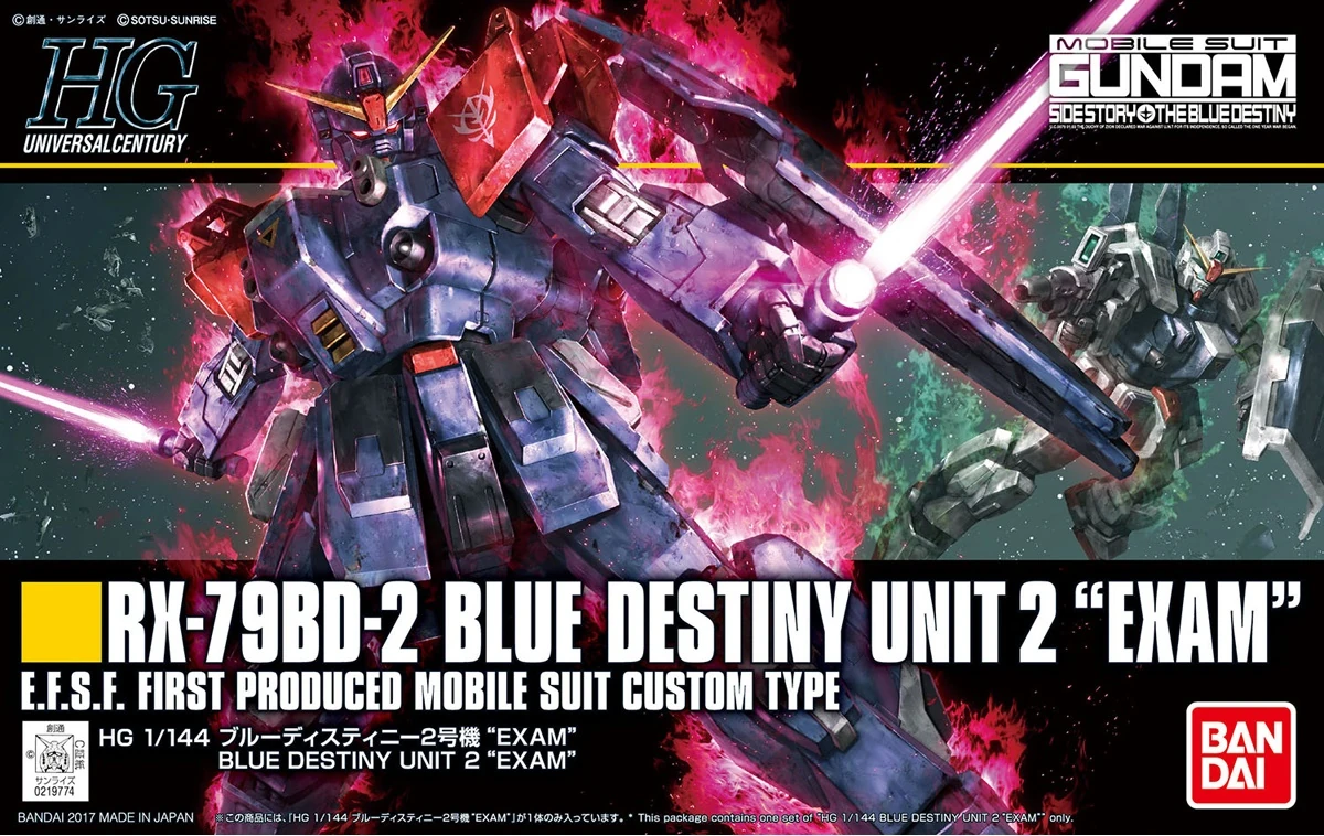 HGUC RX-79BD-2 Blue Destiny Unit 2 (2017) | Gunpla Wiki | Fandom