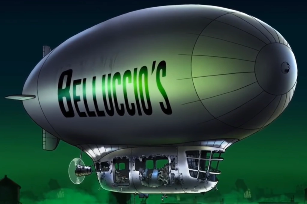 Belluccio's Blimp | Guns Gore & Cannoli Wiki | Fandom