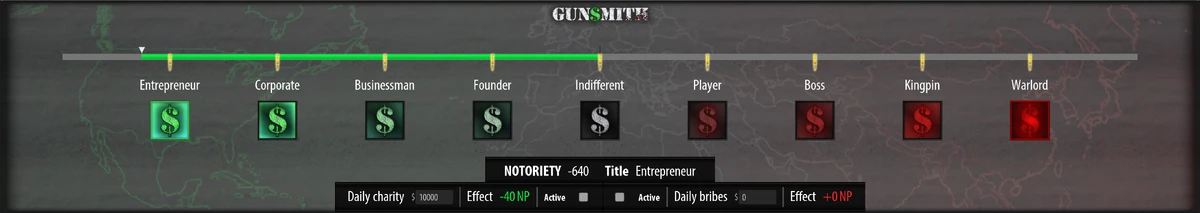 Notoriety Menu | GunsmithGame Wiki | Fandom