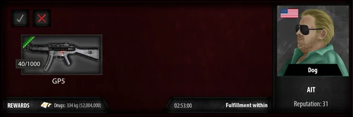 Orders Menu | GunsmithGame Wiki | Fandom