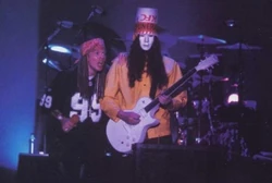 Buckethead With Guns And Roses