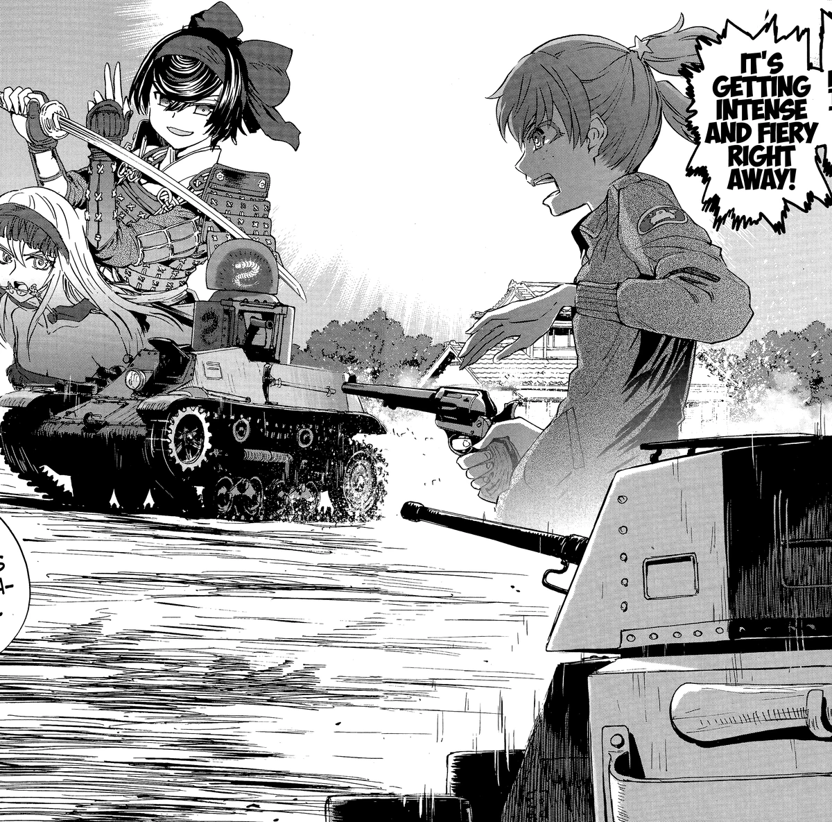Flying Tankers Volunteer Group vs. Centipede Team | Girls und Panzer ...