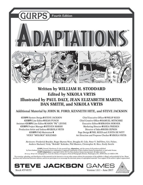 GURPS Adaptations | GURPS Wiki | Fandom