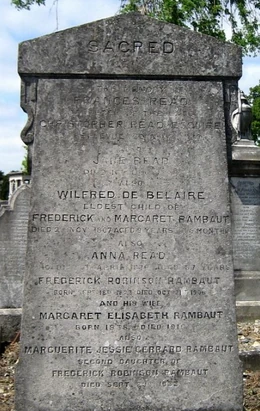 Bertrand Romney Robinson Rambaut | Wiki Guy de Rambaud | Fandom