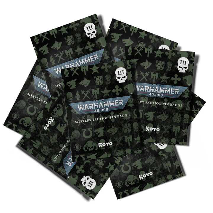 Warhammer 40,000 Mystery Faction Pins Series 3 (12 Pack) | Games ...