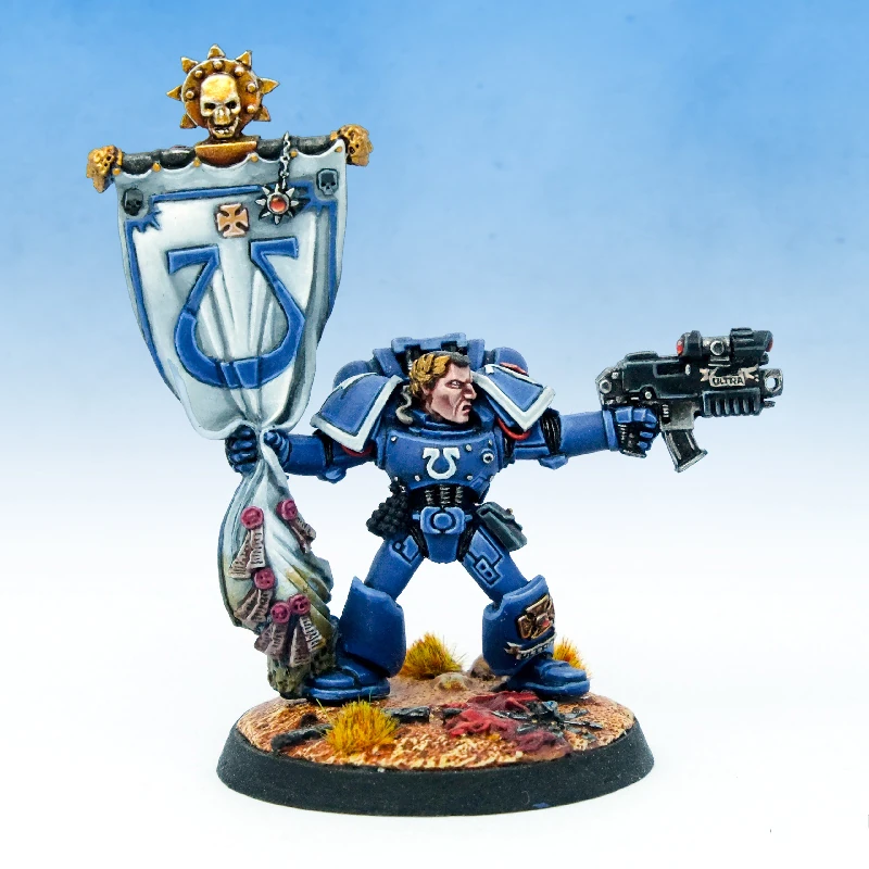 Skulz Ultramarine Standard Bearer | Games Workshop Wiki | Fandom