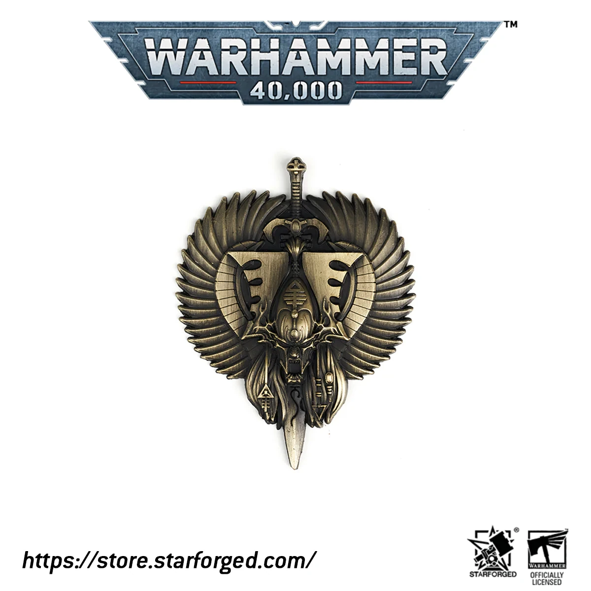 Starforged Bloody Handed God Khaine Pin Badge Aeldari Eldar Warhammer ...