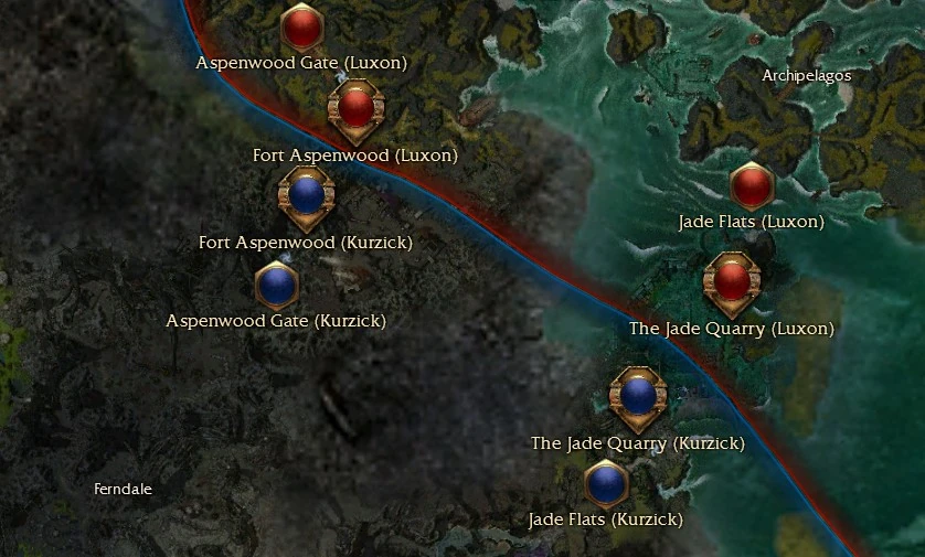 Guild Wars Factions Map