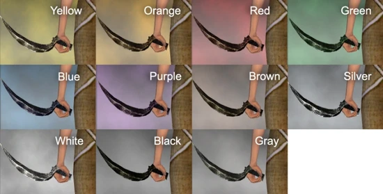 Lesser Dark Scimitar | GuildWars Wiki | Fandom