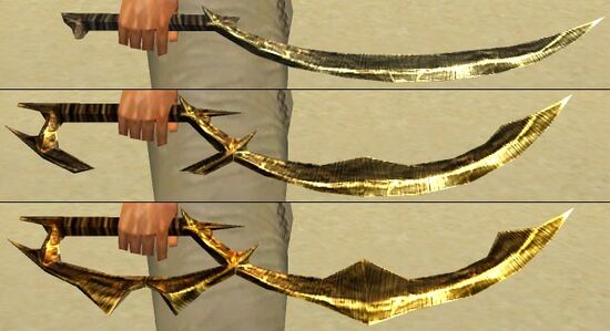 Lesser Dark Scimitar Guildwars Wiki Fandom