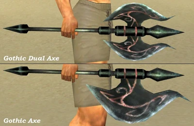 Gothic Dual Axe | GuildWars Wiki | Fandom