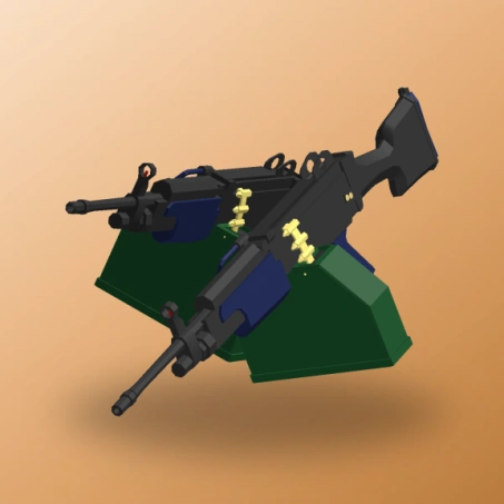 Dual M249 | H2D Wiki | Fandom
