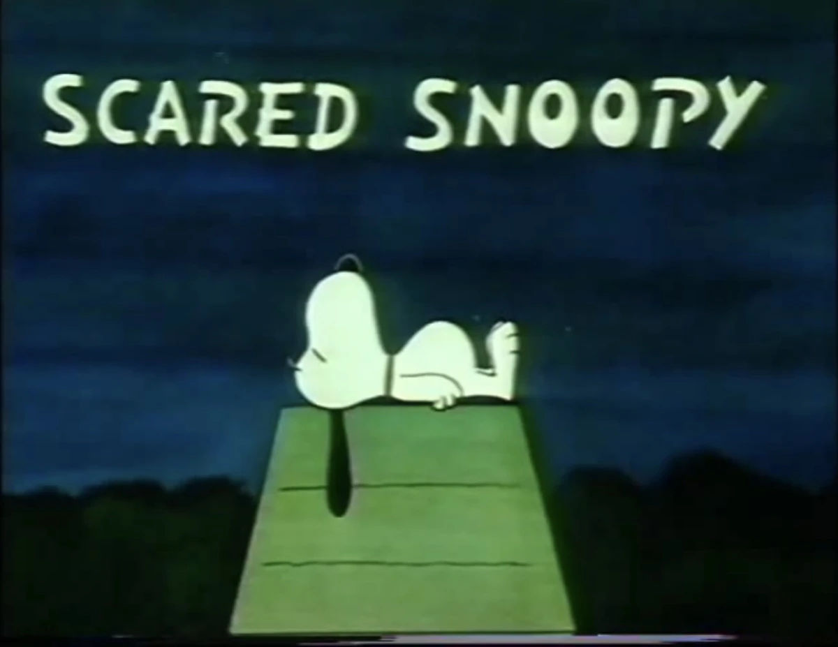 snoopy scared face