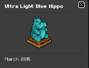 Ultra Light Blue Hippo | Habbo Wiki | Fandom