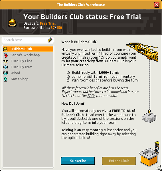 Builders Club | Habbo Wiki | Fandom