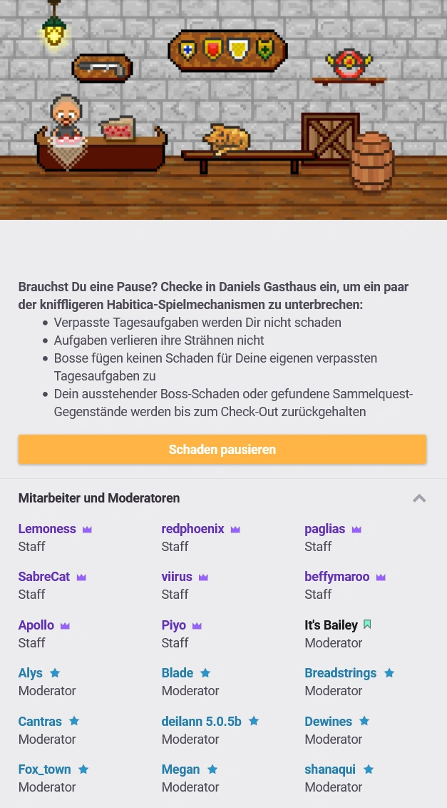 Moderatoren | Habitica Wiki | Fandom