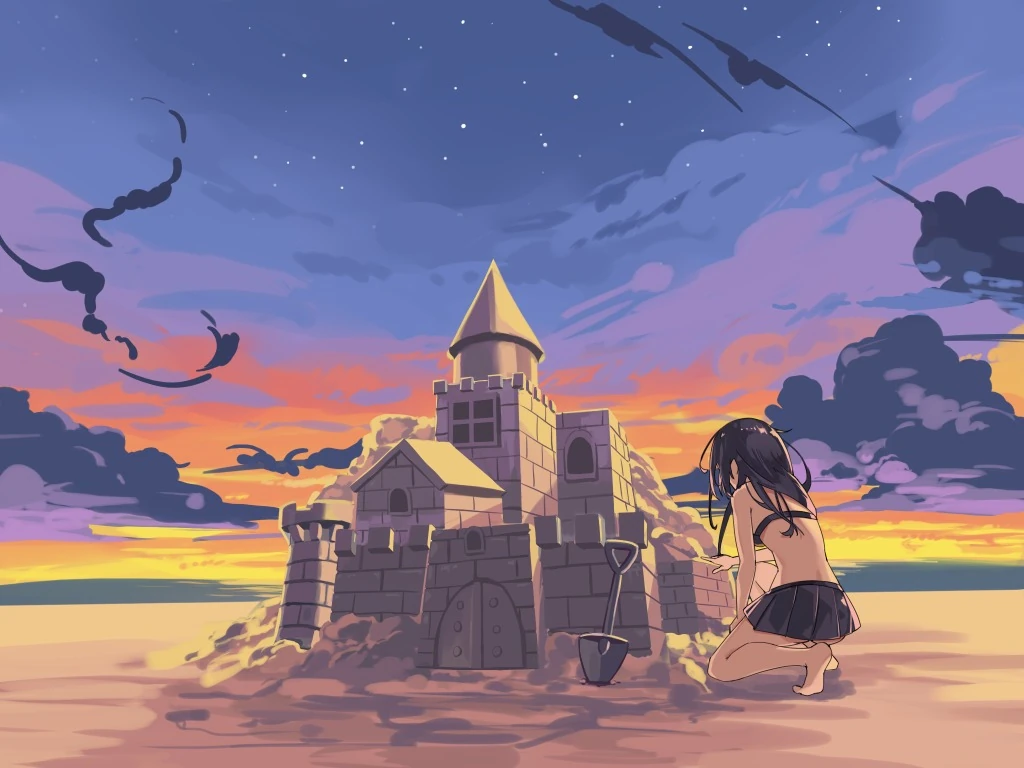 Animated Sand Castle